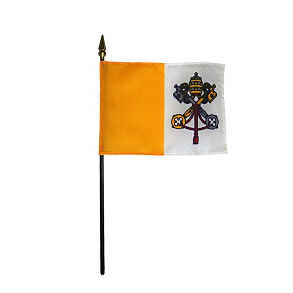 8X12 IN EB PAPAL MTD - Premier Flag & Banner Co.